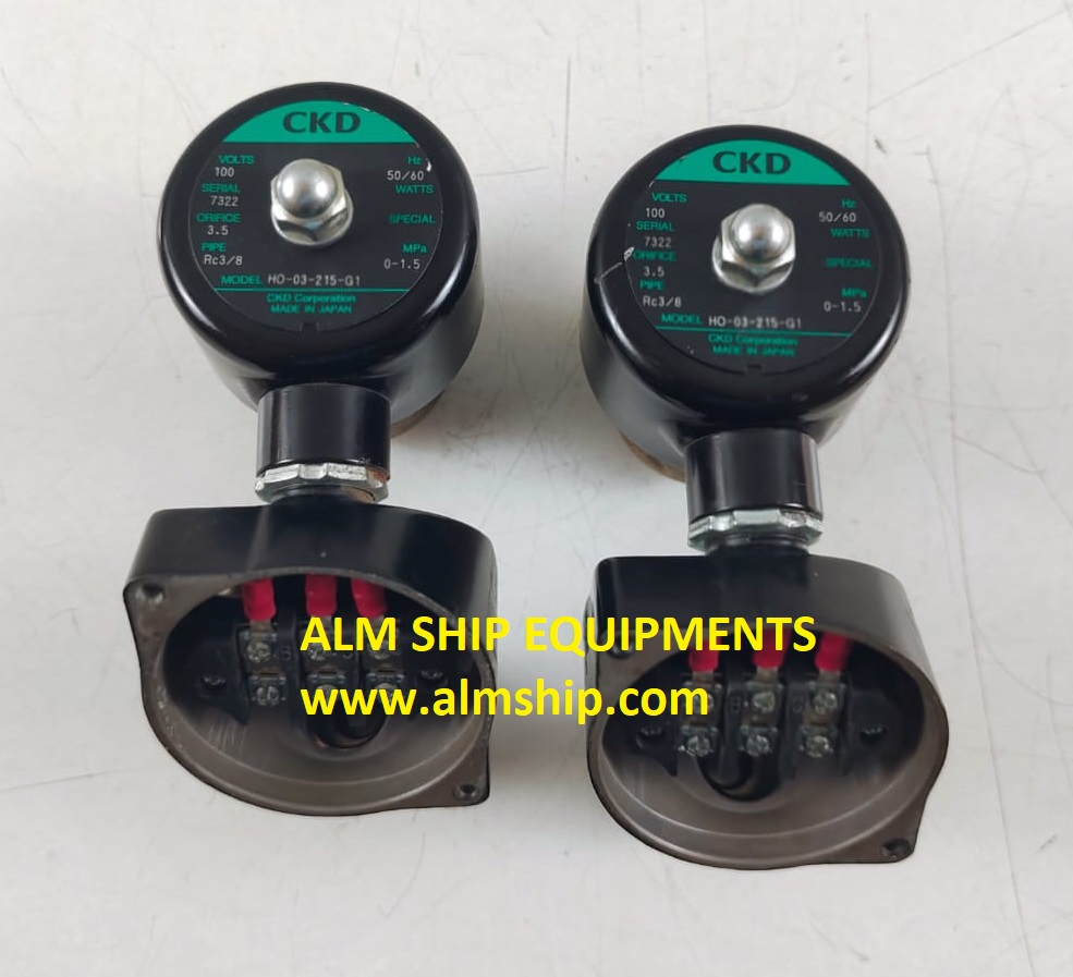 CKD HO-03-215-G1 Solenoid Valve | ALM SHIP EQUIPMENT